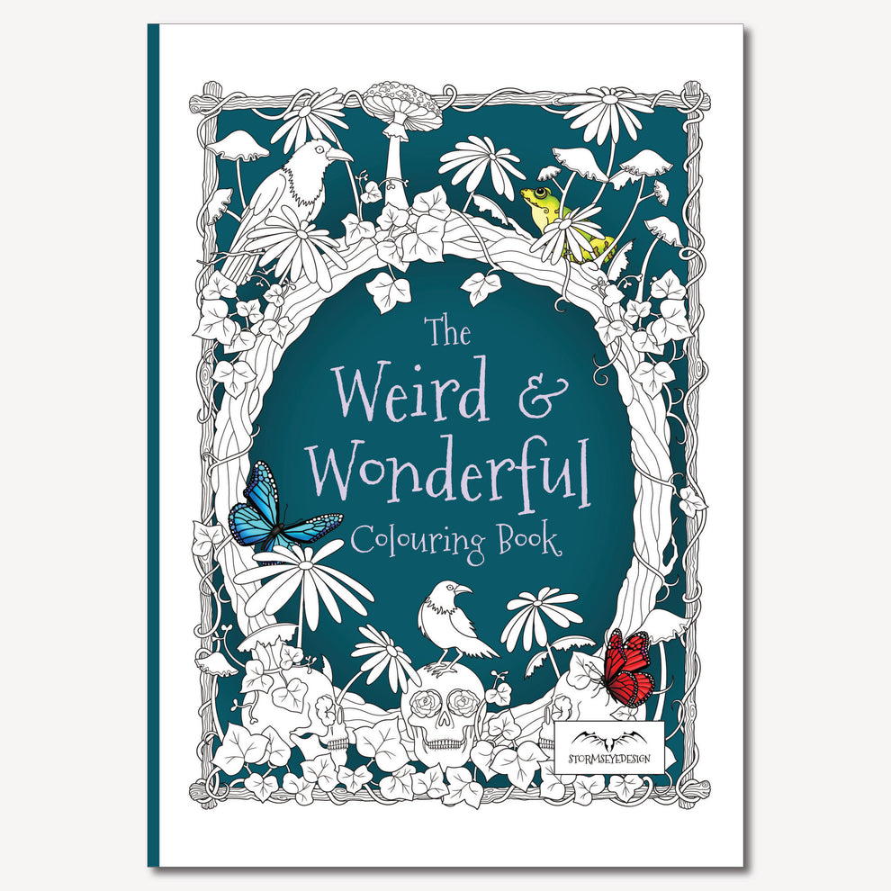 The Weird & Wonderful A4 Colouring Book | 32 Designs | StormseyeDesign ...